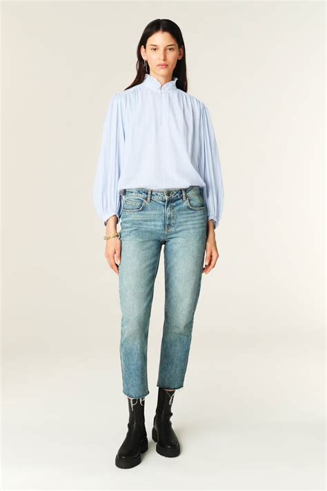 Bash Spice Blouse In Blue Edito Boutique