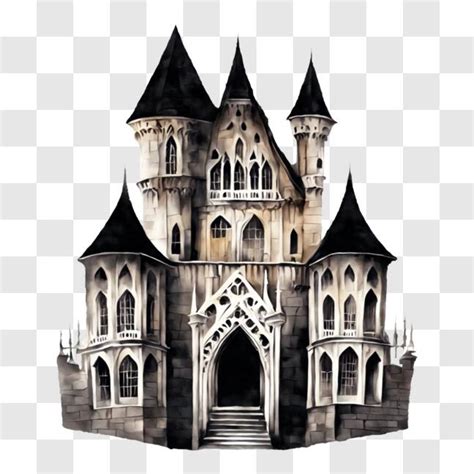 Pobierz Narzędzie Ornamentowy Rysunek Zamku W Stylu Gotyckim Pngs Online Creative Fabrica