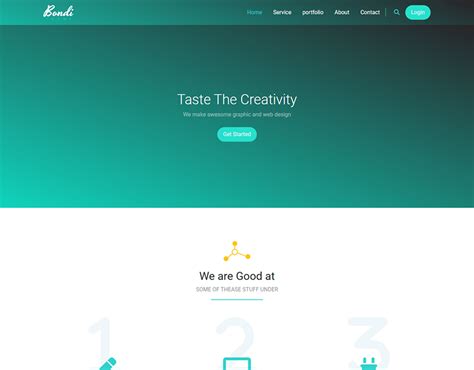 html css bootstrap and jquery website behance