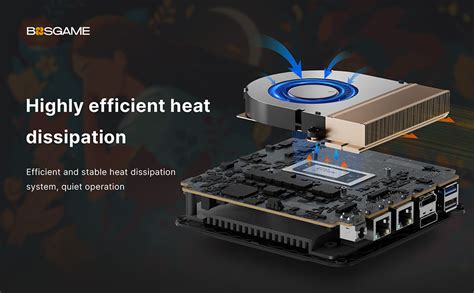 Bosgame Gaming Mini Pc P Amd Ryzen Hx C T Up To Ghz Windows Mini Computers