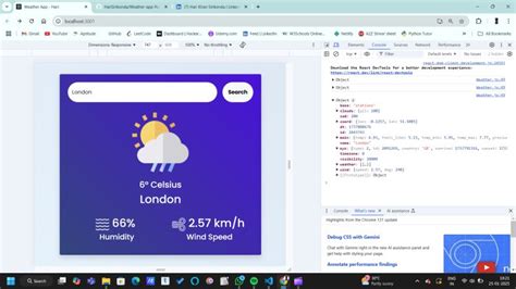 Reactjs Weatherapp Openweatherapi Webdevelopment Responsivedesign