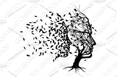 Optical Illusion Tree Man Woman Optical Illusions Illusions Silhouette Cameo Crafts