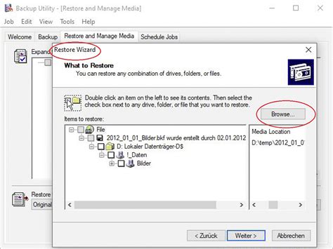 Ntbackup Datei Restore Aus Alten Bkf Dateien Auf Aktuellem Windows Deskmodder De