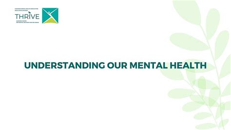 Understanding Our Mental Health March 7 2023 Online Event
