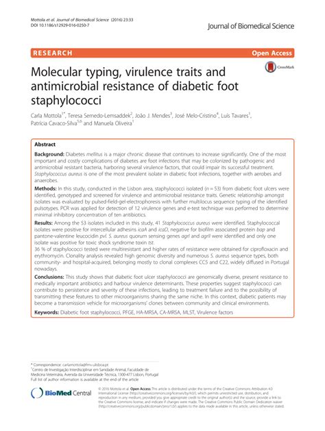 Pdf Molecular Typing Virulence Traits And Antimicrobial Resistance