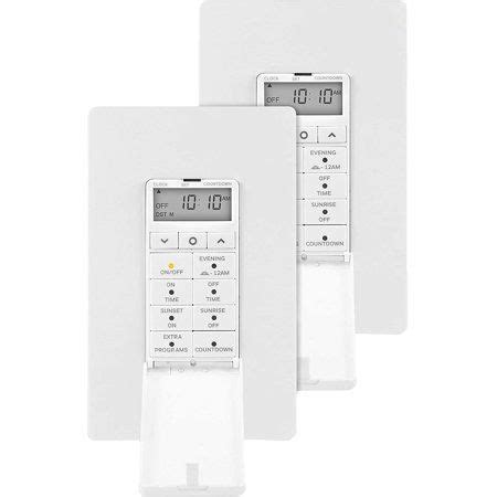 Ultra PRO Digital Override Button Timer Switch Plate Walmart Com Digital Timer Three Way