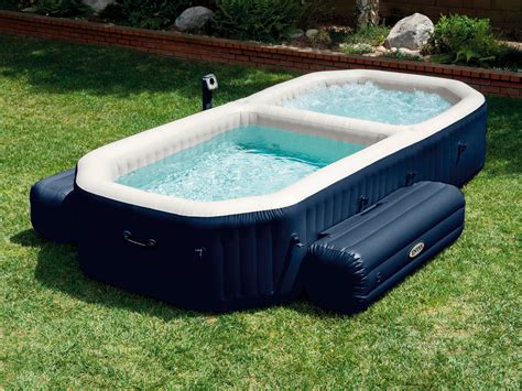 Intex Pure Spa Bubble Jacuzzi 386x183 Cm 4 Personnes Piscine Hubo