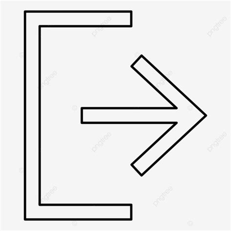 Simple Flat Style Illustration Of Black Exit Symbol Icon Vector Safety Information Leading