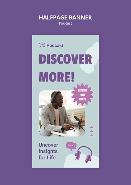 Free Psd Podcast Template Design
