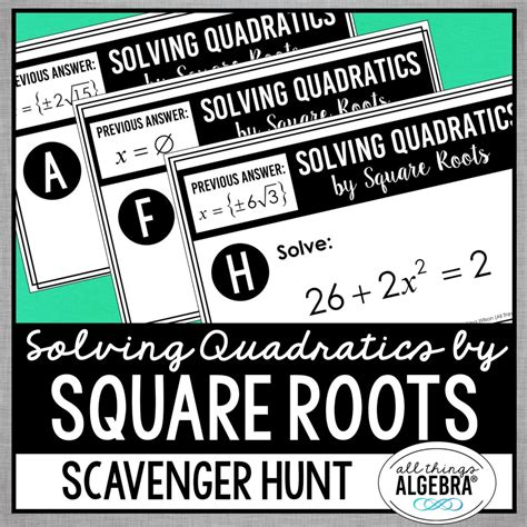Polynomial Operations And Classifying Scavenger Hunt All Things Algebra®