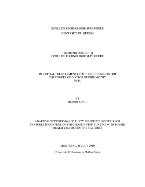 Pdf Adaptive Network Based Fuzzy Inference Systems For Sensorless Control Of Pmsg Based Wind