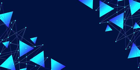 Blue Interconnected Dots And Lines Banner Design Global Network Connections Interconnected