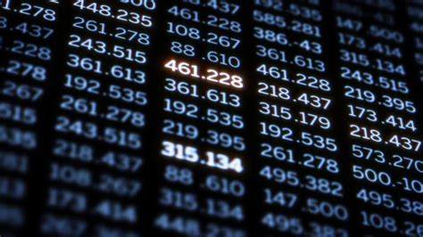 numerical data stock motion graphics motion array