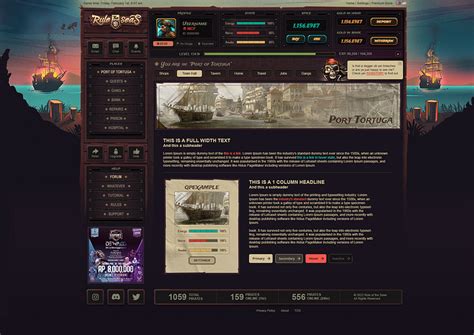 Rule The Seas Ux Ui By Sosfactory 💊 On Dribbble