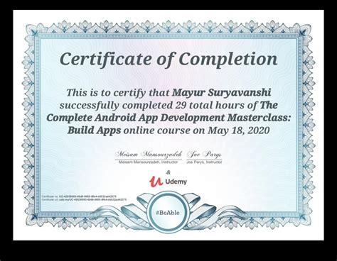 Mayur Suryavanshi On Linkedin Udemy Androidappdevelopment