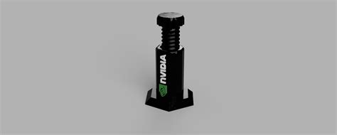 Free Stl File Nvidia Graphics Card Support Nvidia Gpu Support 👌 ・3d