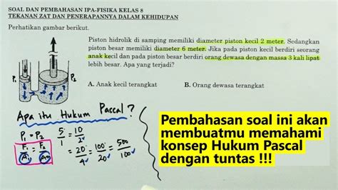 Contoh Soal Dan Pembahasan Fluida Statis Hukum Pascal Tips Trik Soal Cat