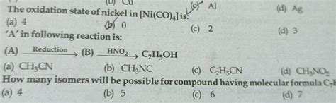 How Many Isomers Will Be Possible For Compound Having Molecular Formula C