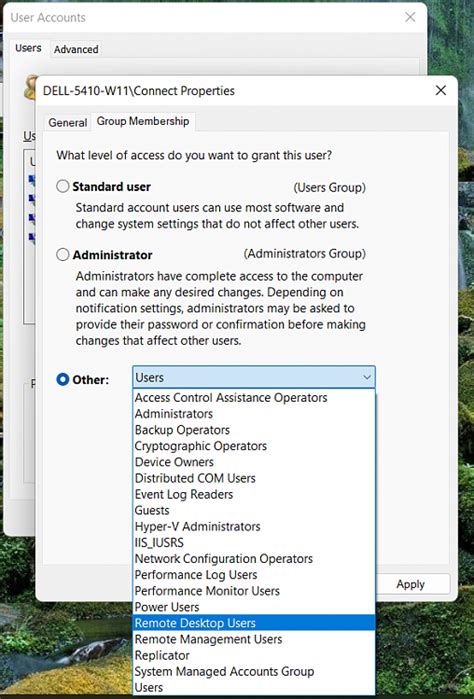 Remote Desktop Issue With Other User Windows 10 Forums