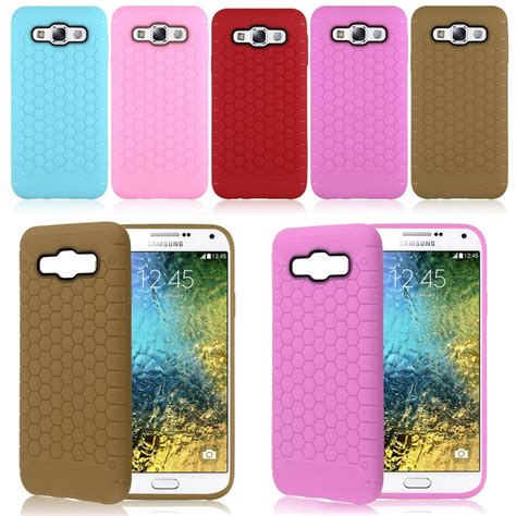 Slim Flexible Silicone Fitted Case Rugged Back Cover For Samsung Mobile Phones