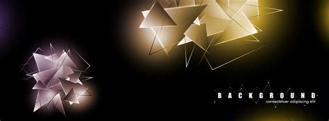 겹치는 빛나는 삼각형이 있는 추상적 배경입니다 격리 된 검은 색 배경 Eps 10의 벡터 그림 3차원 형태에 대한 스톡 벡터 아트 및 기타 이미지 Istock