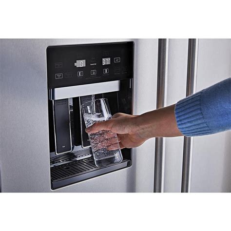48 In W 294 Cu Ft Built In Side By Side Refrigerator In Stainless