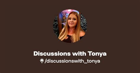 Discussions With Tonya Linktree