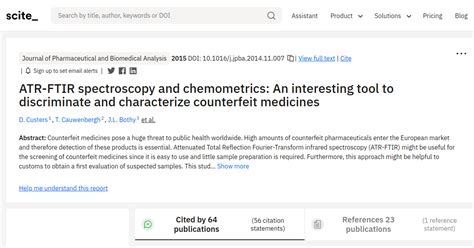 Atr Ftir Spectroscopy And Chemometrics An Interesting Tool To Discriminate And Characterize
