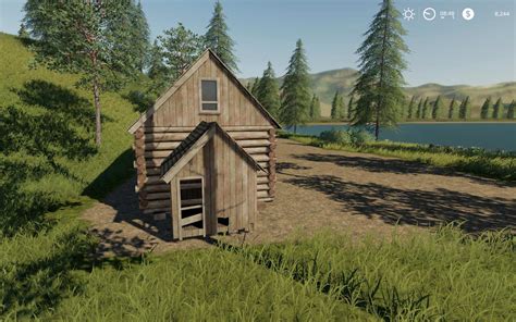 Placeable Log Cabin With Sleep Trigger V1 0 MOD Farming Simulator 2022 19 Mod