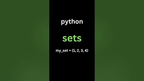 Sets In Python Python Pythoninhindi Pythonprogramminghindi Pythonforbeginners Youtube