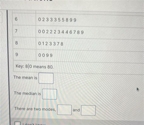 Solved Find The Mean Median And Mode Of The Following Chegg