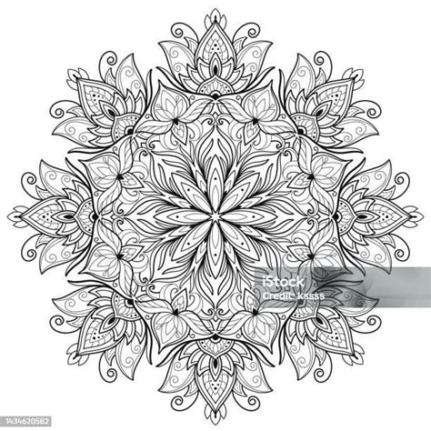 만다라 색칠 공부 책 예술 벽지 디자인 타일 패턴 셔츠 인사말 카드 스티커 레이스 패턴 및 문신 인테리어 디자인을위한 장식 벡터 민족 동양 원형 장식품 배경 0명에 대한