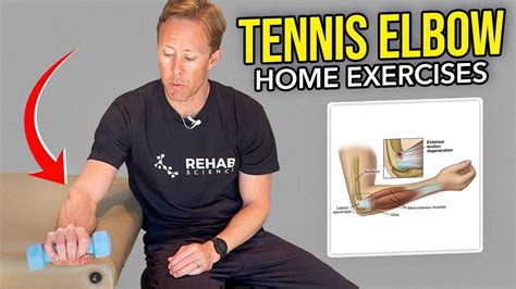 3 Home Exercises For Tennis Elbow Youtube Tennis Elbow Exercises