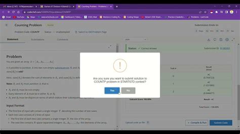 countp start67d counting problem codechef in java youtube