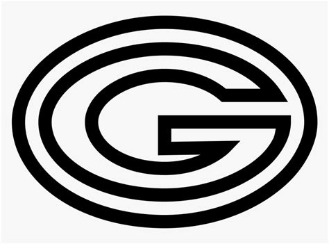 Black Green Bay Packers Logo