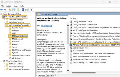 Ensure Wdigest Authentication Is Set To Disabled Cis Level 1
