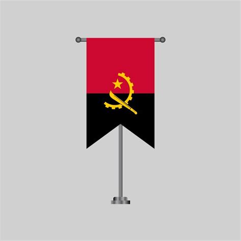 Premium Vector Illustration Of Angola Flag Template