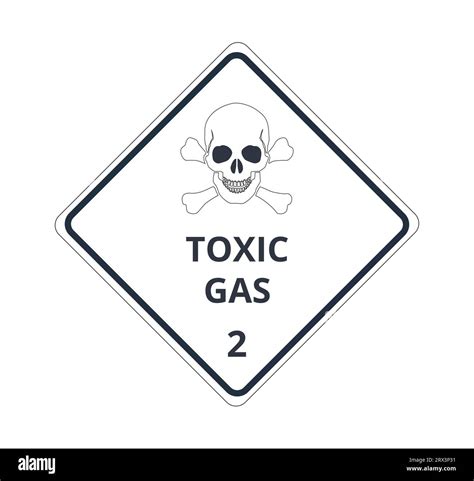Toxic Gases Symbol Class 2 Sign Stock Vector Image And Art Alamy