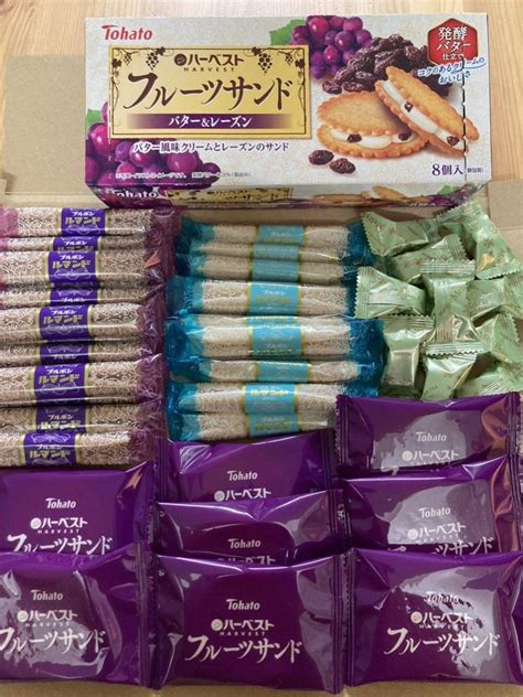 Yahoo オークション お菓子詰め合わせハーベストフルーツサンドルマ