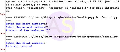 class11 cbse python error and exception handling