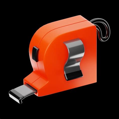 Premium Photo Premium Tool Tape Measure Icon 3d Rendering