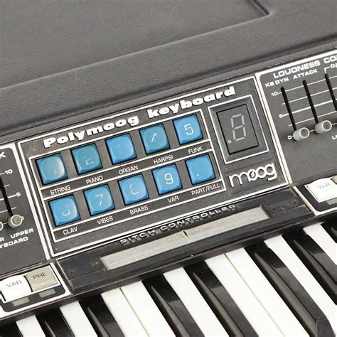 Matrixsynth 1976 Moog Polymoog Synthesizer Sn 1698
