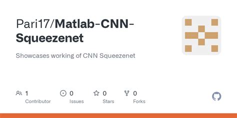 Github Pari17matlab Cnn Squeezenet Showcases Working Of Cnn Squeezenet