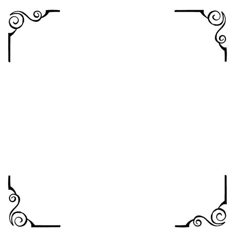 Classic Simple Border Classic Border Simple Border Frames Png