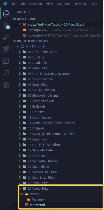 frontend developer roadmap html 5 tutorial 32 video ekleme video
