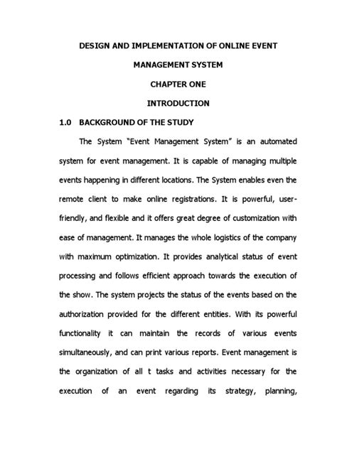 Design And Implementation Of Online Event Management System Pdf Unit Testing Software