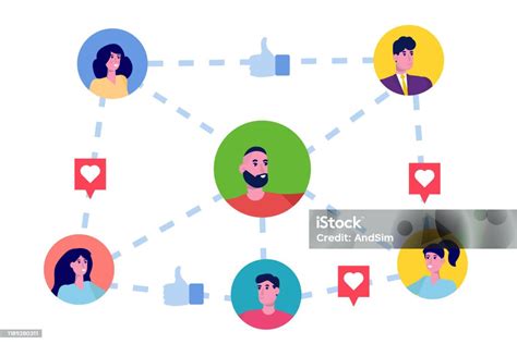 추천 마케팅 친구 벡터 일러스트 개념을 참조하십시오 방문 페이지 모바일 앱에 사용할 수 있습니다 고객에 대한 스톡 벡터 아트 및 기타 이미지 Istock