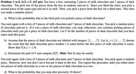 Problem 1 A 5 B 3 C 7 D 5 Pts You Have A Box Chegg Com