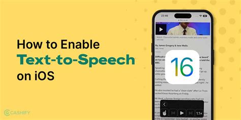 How To Enable Text To Speech On Ios Cashify Blog