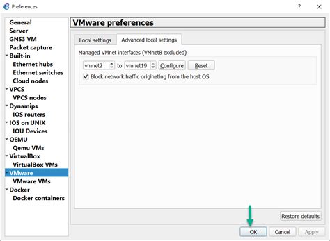 Adding Vmware Vms To Gns3 Topologies Gns3 Documentation